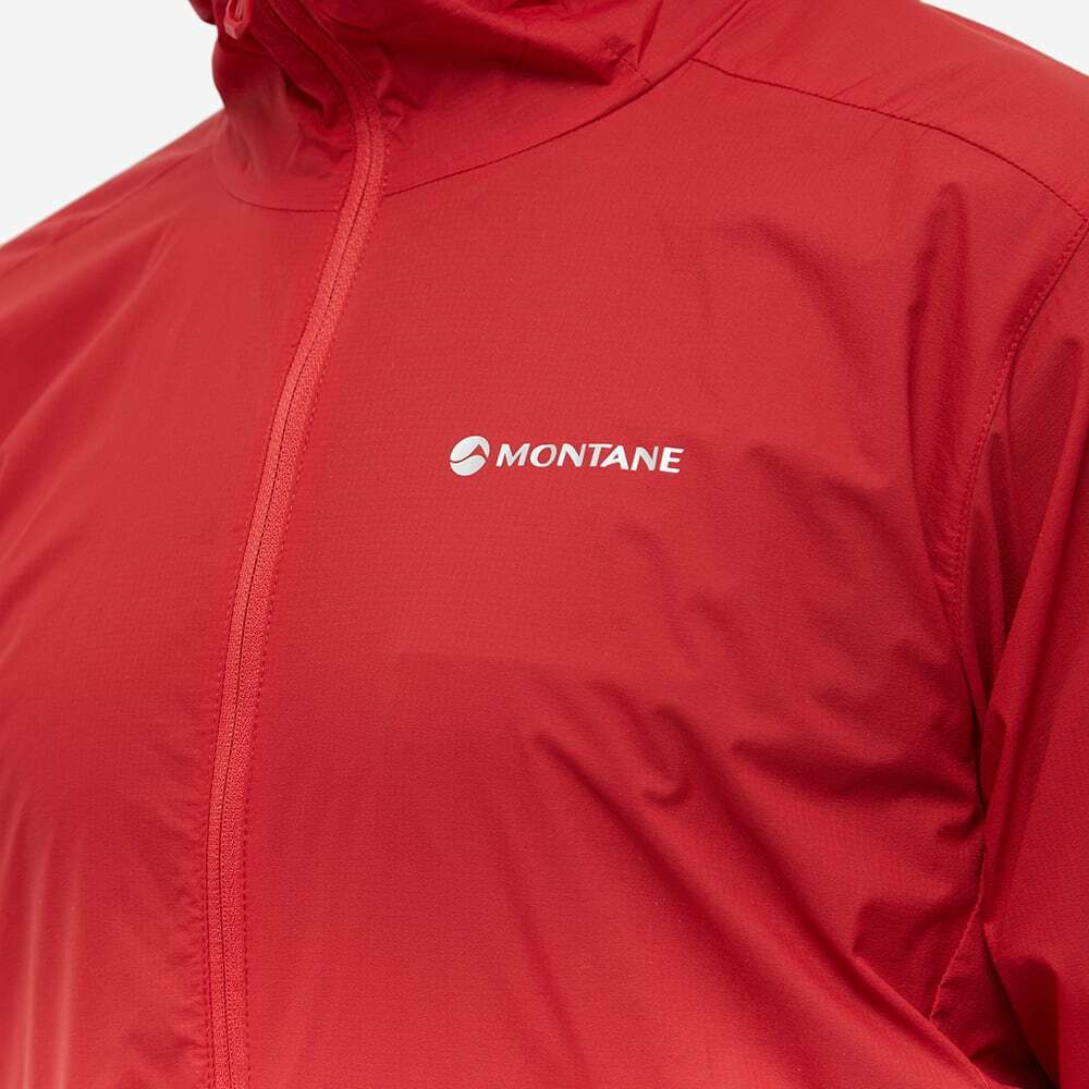 Montane Men's Featherlite Hooded Jacket in Acer Red Montane