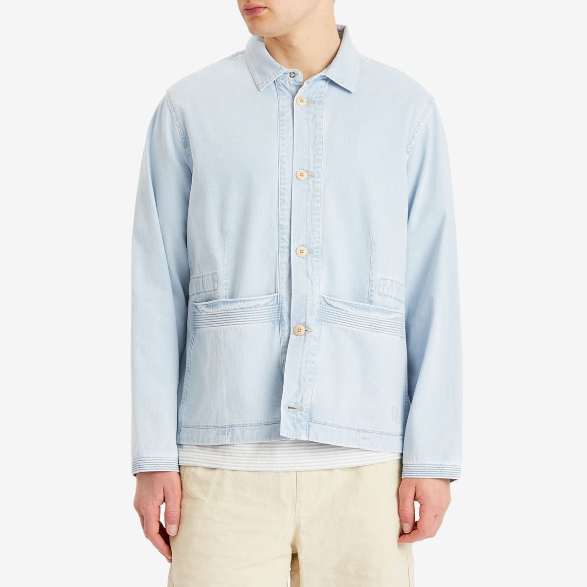 Folk Men's Anniversary Jacket in Light Denim Folk