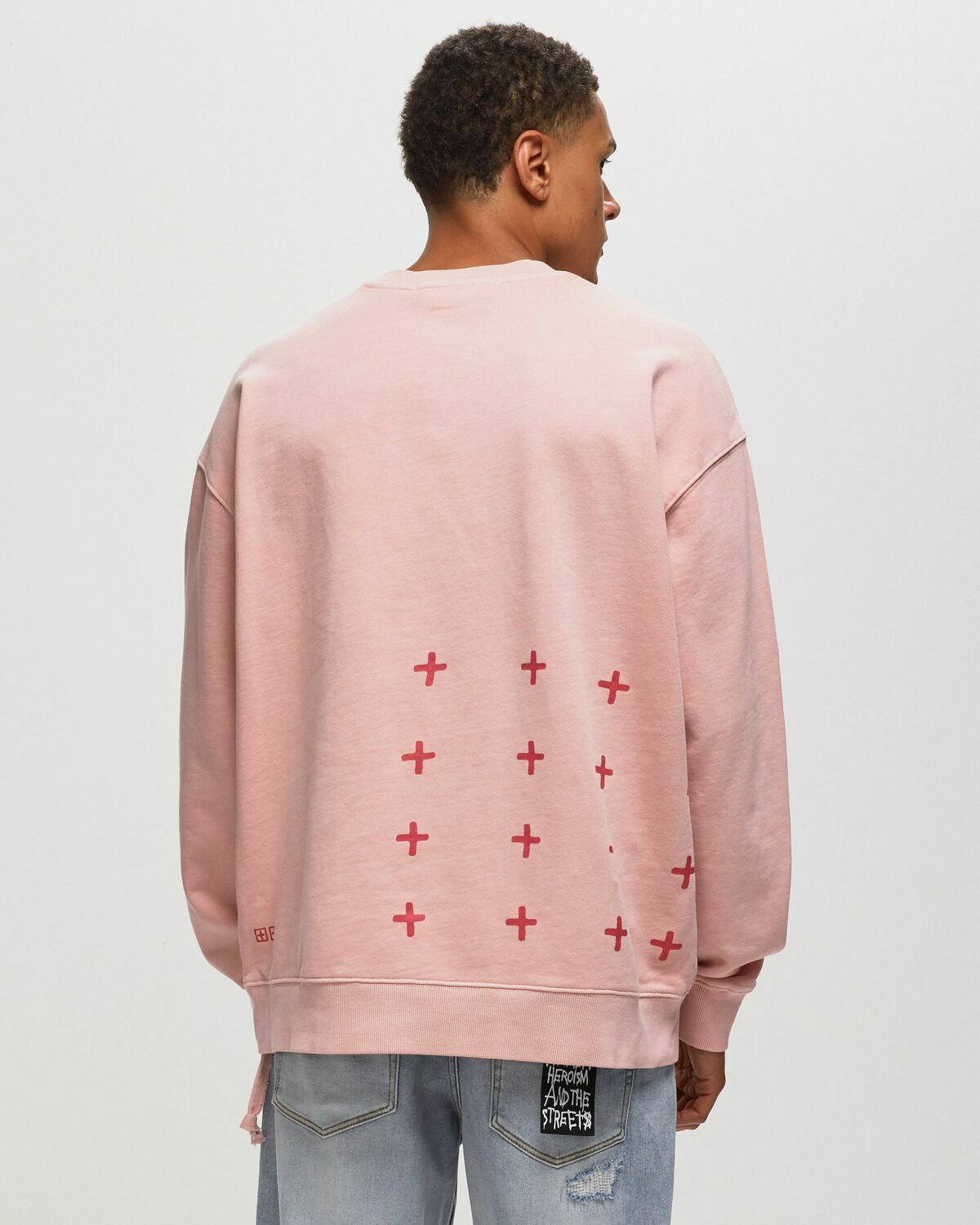 Ksubi 4 X4 Biggie Crew Quartz Pink Sweatshirts Ksubi