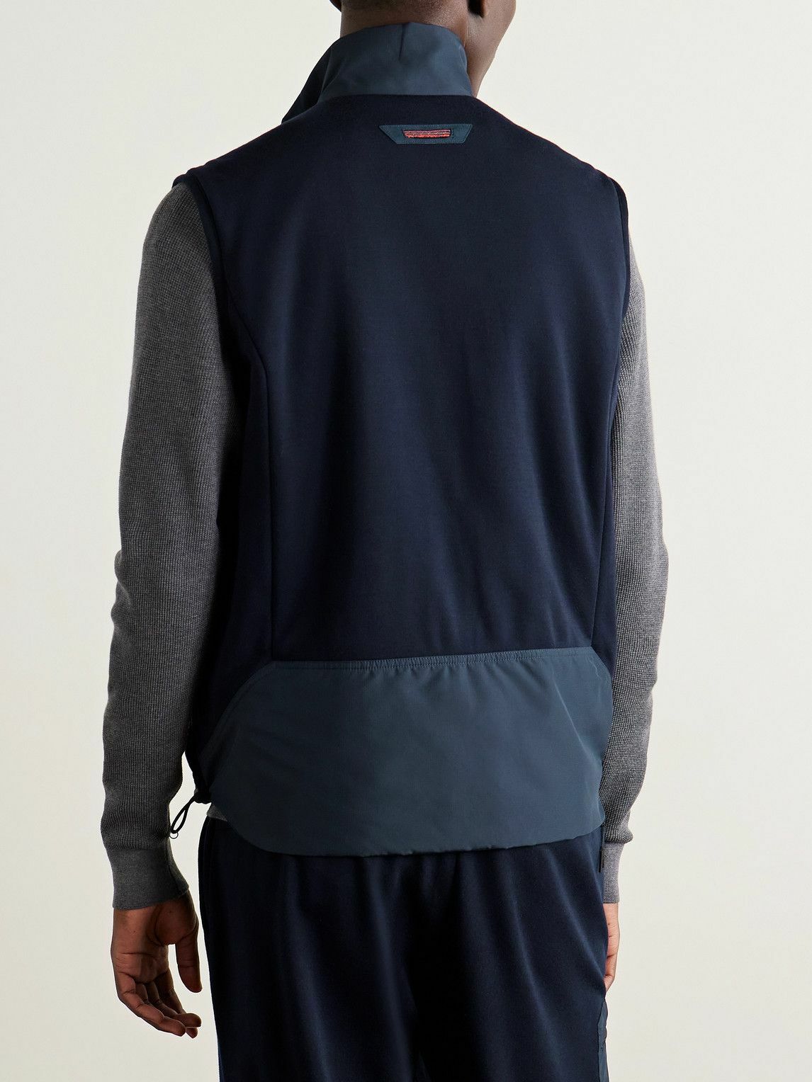 SEASE - Explorer Reversible Padded Virgin Wool-Blend Jersey and Micro ...