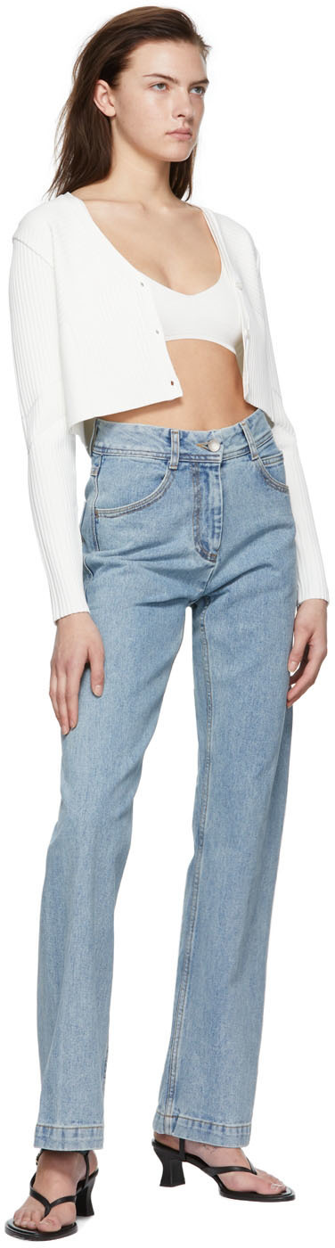 LOW CLASSIC White Rayon Cardigan Low Classic