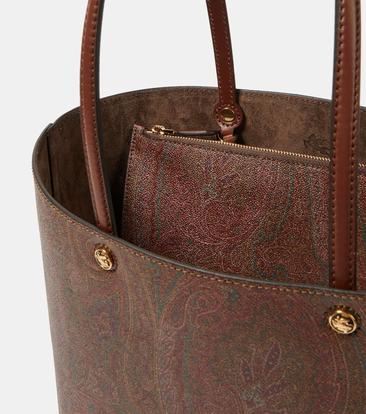 Etro Etro Essential Medium leather tote bag Etro