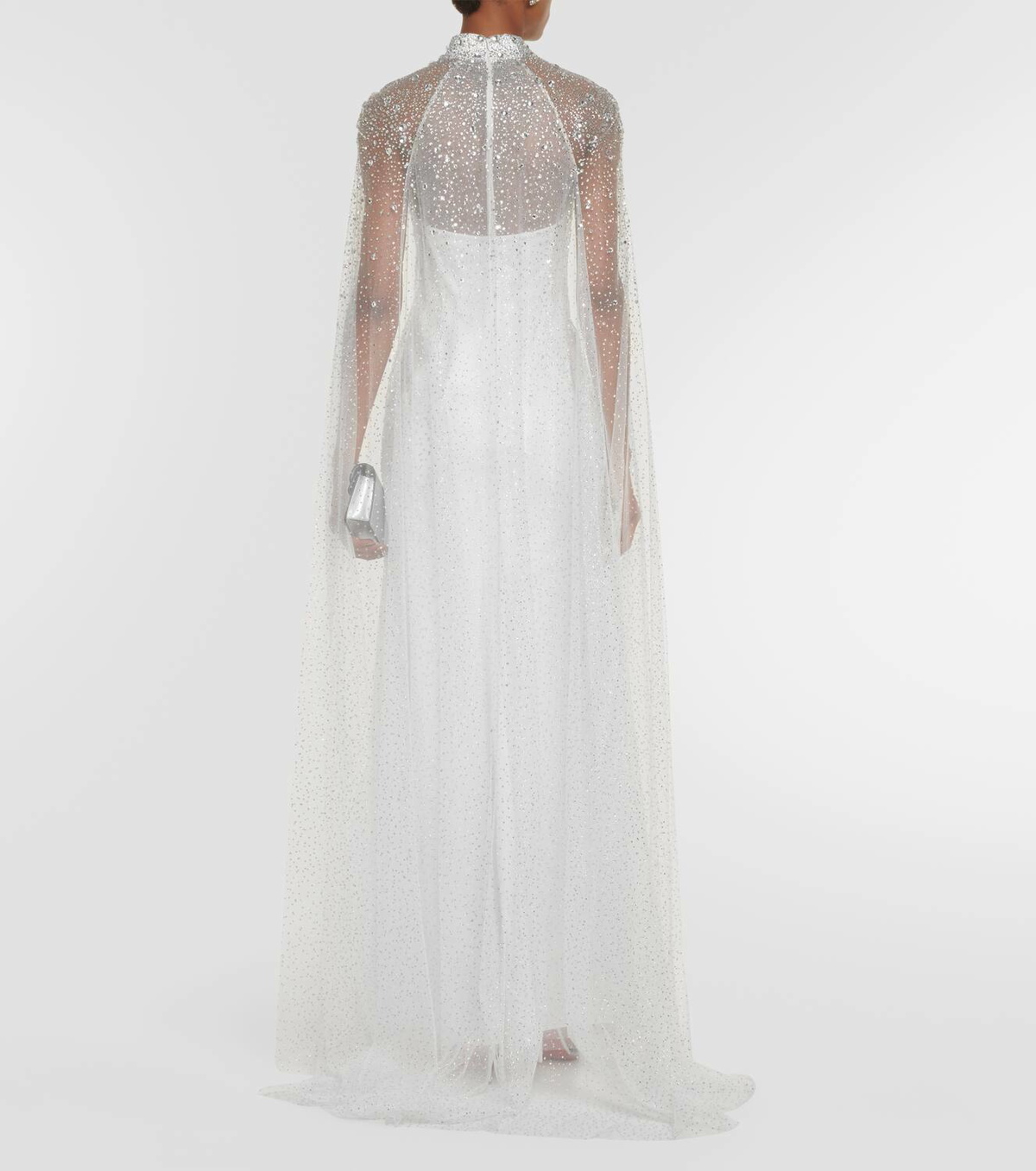 Jenny Packham Bridal Ingrid embellished caped gown Jenny Packham