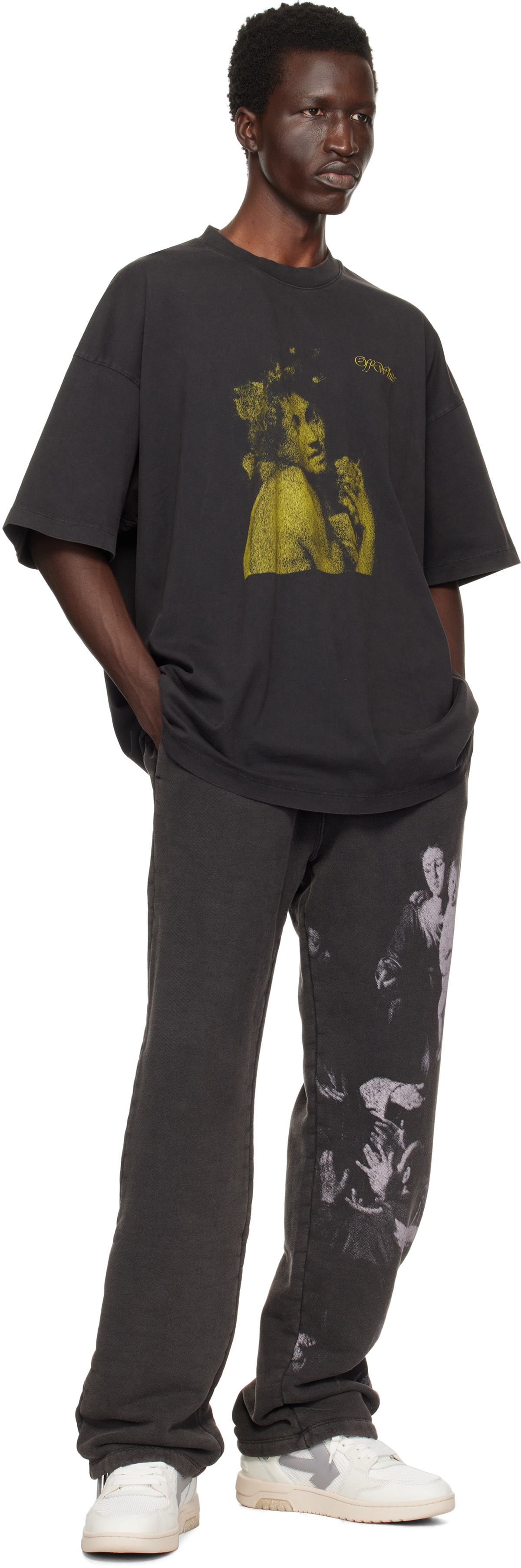 Off-White Black Blurred Mary Sweatpants Off-White