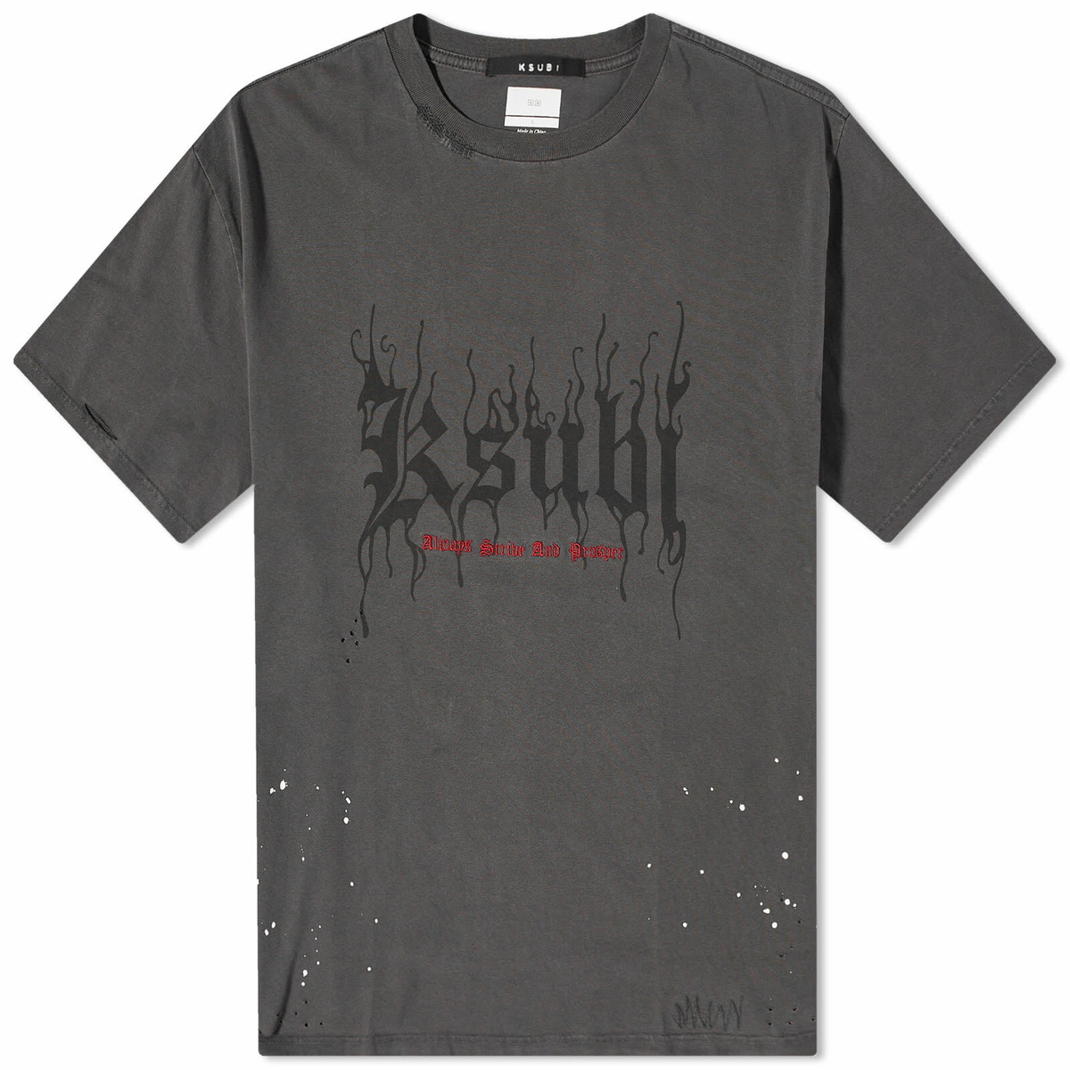 Ksubi x ASAP TyY Biggie T-Shirt in Black Ksubi