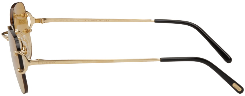 Cartier Gold Signature C de Cartier Sunglasses Cartier