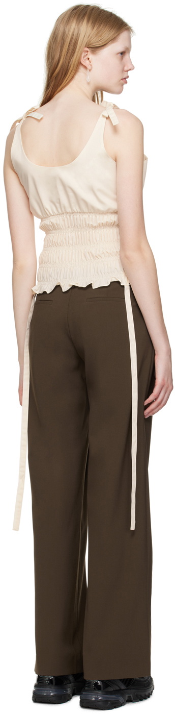 Sandy Liang Off-White Seal Blouse Sandy Liang