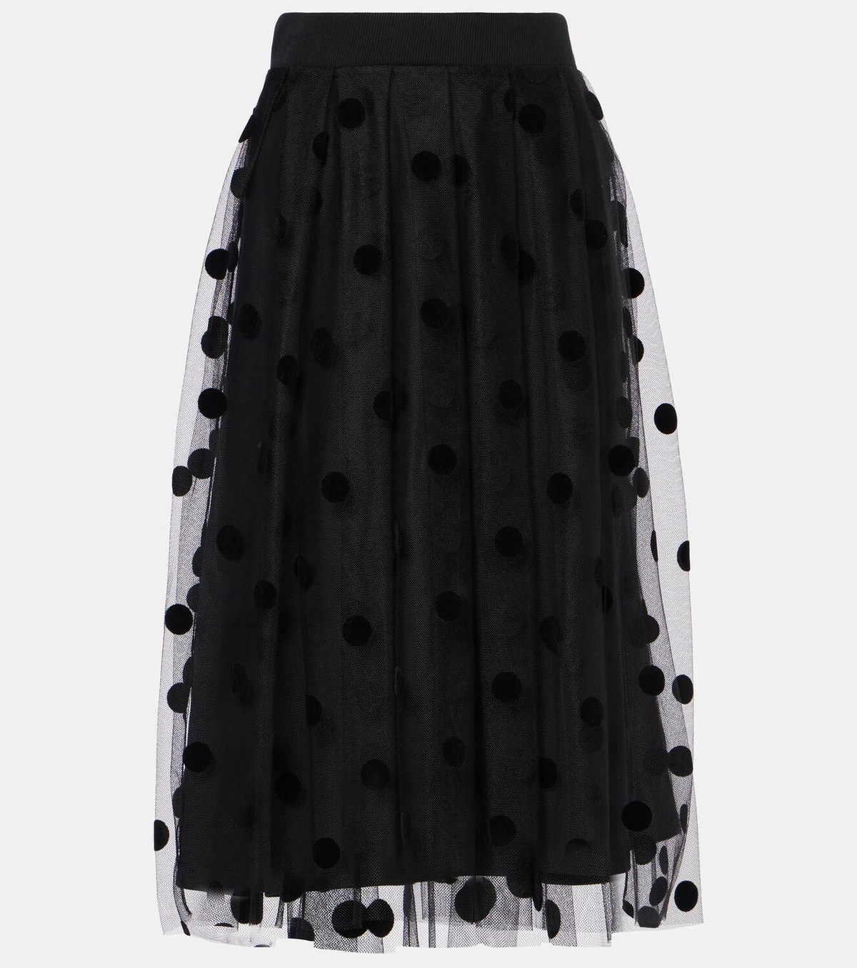 Nina Ricci Polka-dot tulle midi skirt Nina Ricci