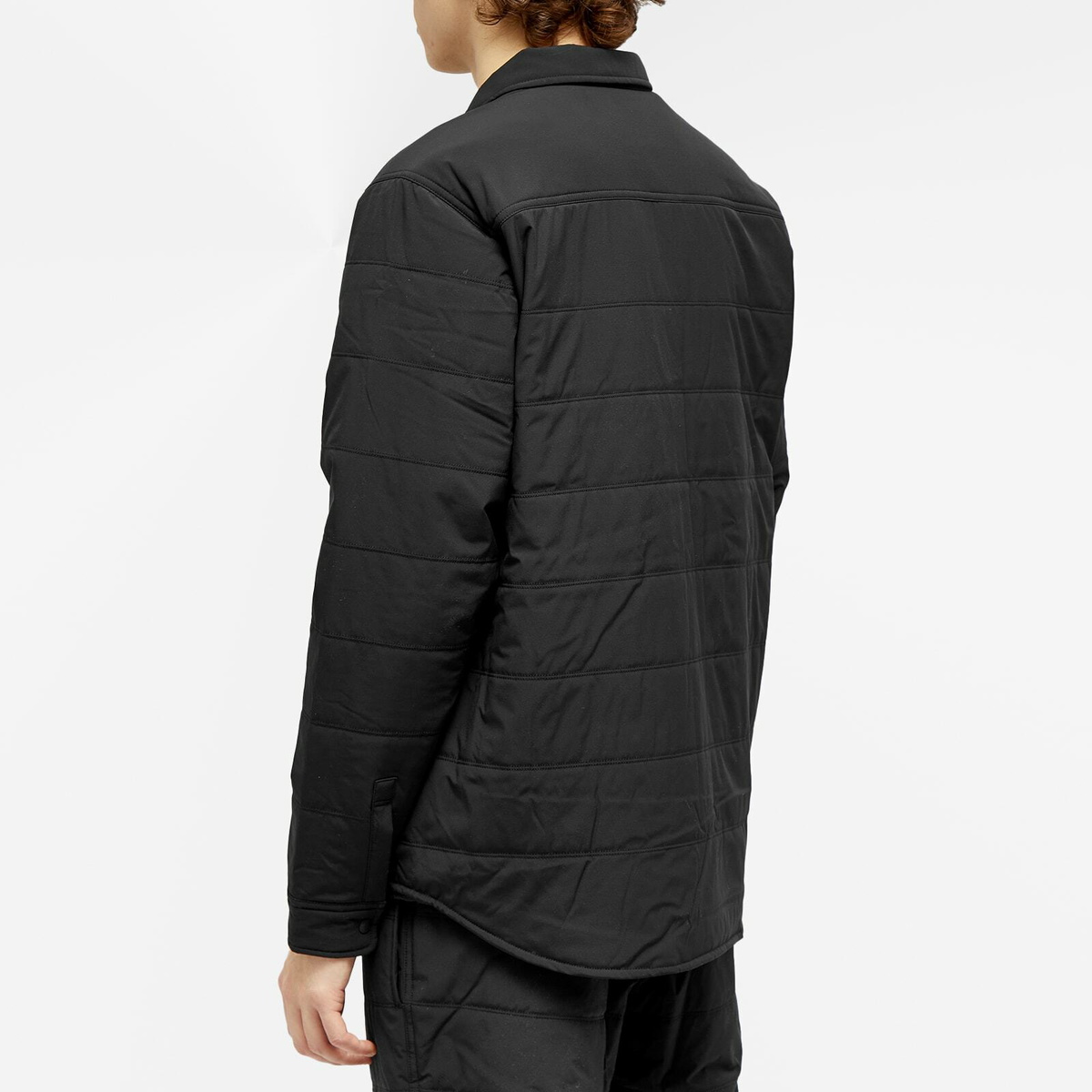 Snow Peak Men's Flexible Insulated Shirt in Black Snow Peak