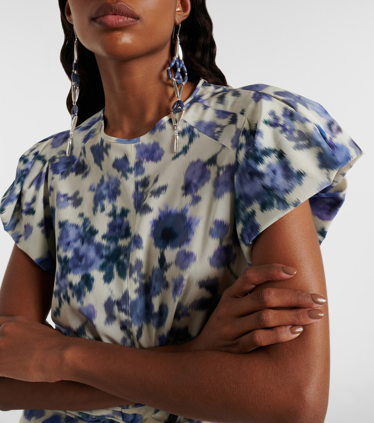 Isabel Marant Tullya floral silk-blend top Isabel Marant