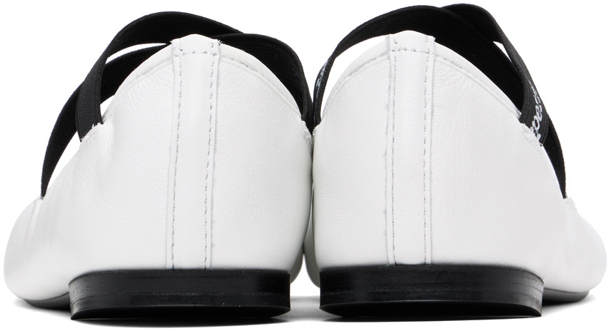 Repetto White Joana Ballerina Flats Repetto