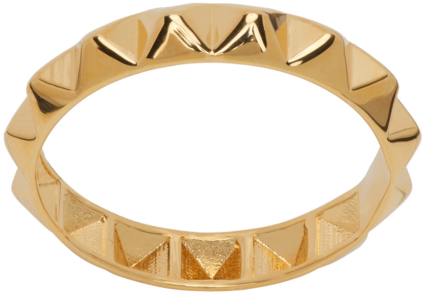 Valentino Garavani Gold Rockstud Ring Valentino Garavani