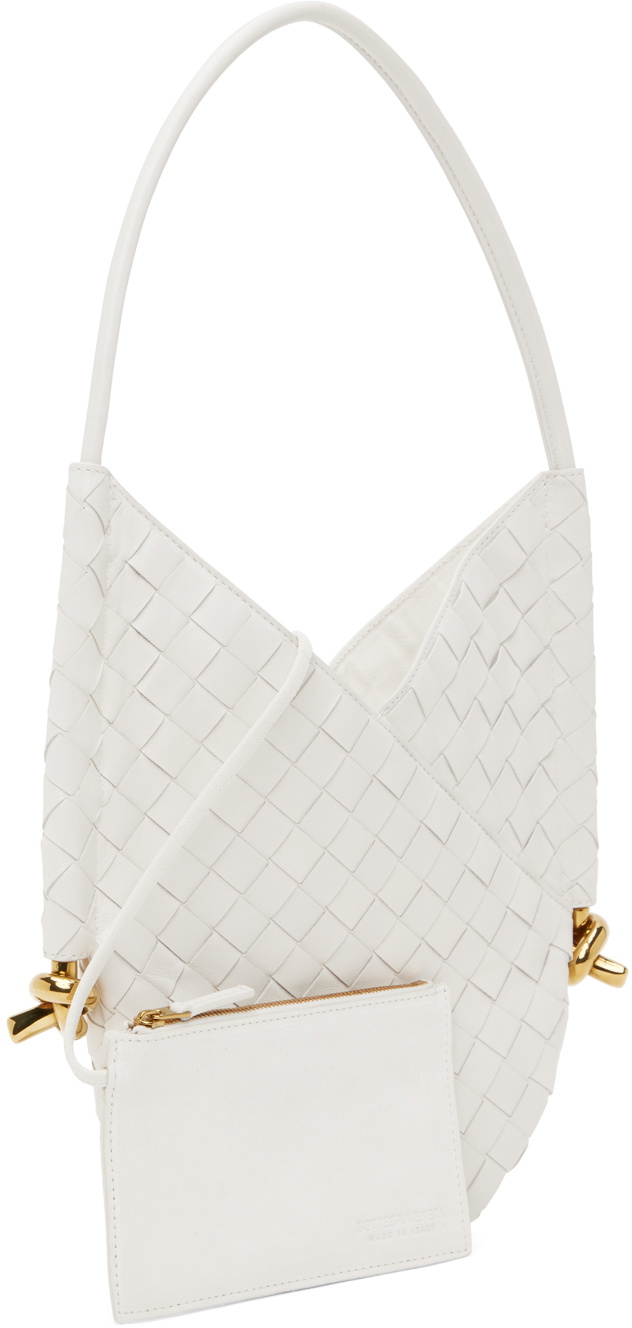 Bottega Veneta White Small Solstice Shoulder Bag Bottega Veneta