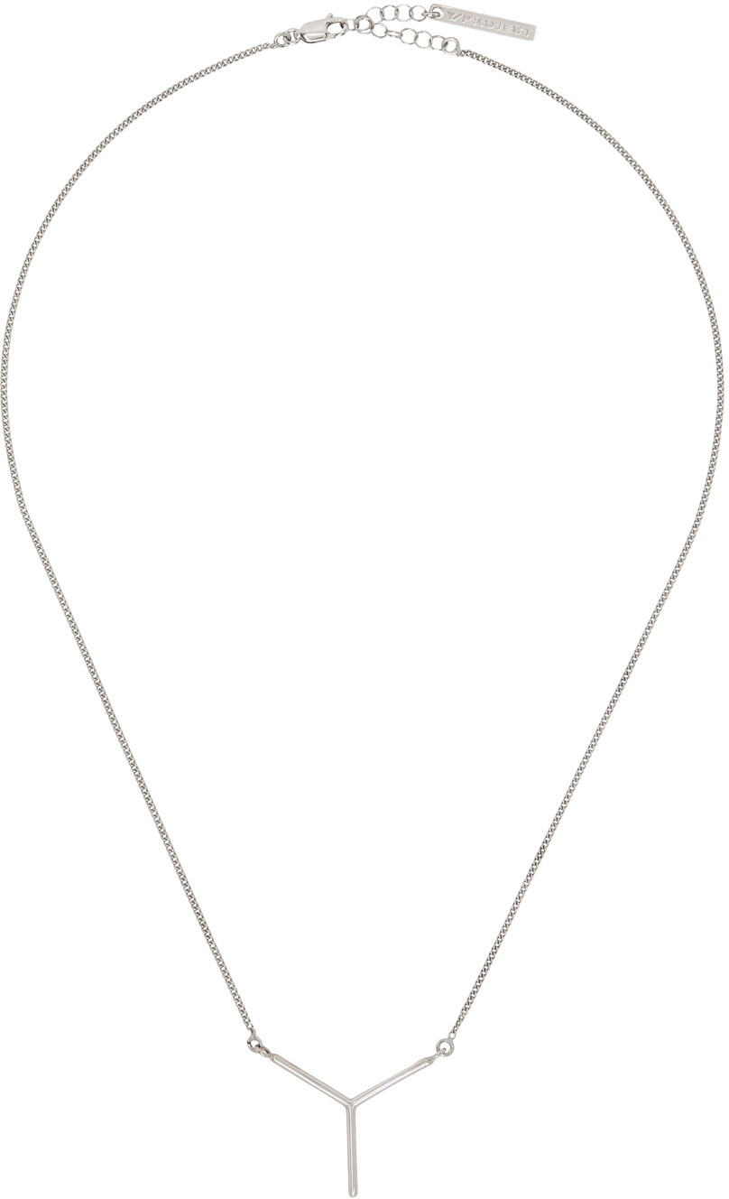Y/Project Silver Mini Y Necklace Y/Project