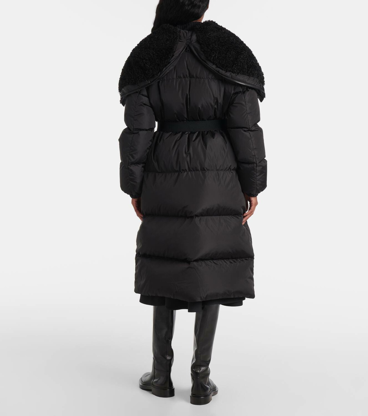Moncler Bruneaux belted down coat Moncler
