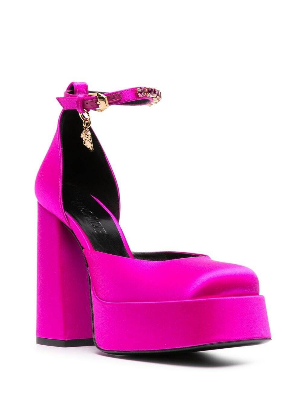 VERSACE - Satin Platform Pumps Versace