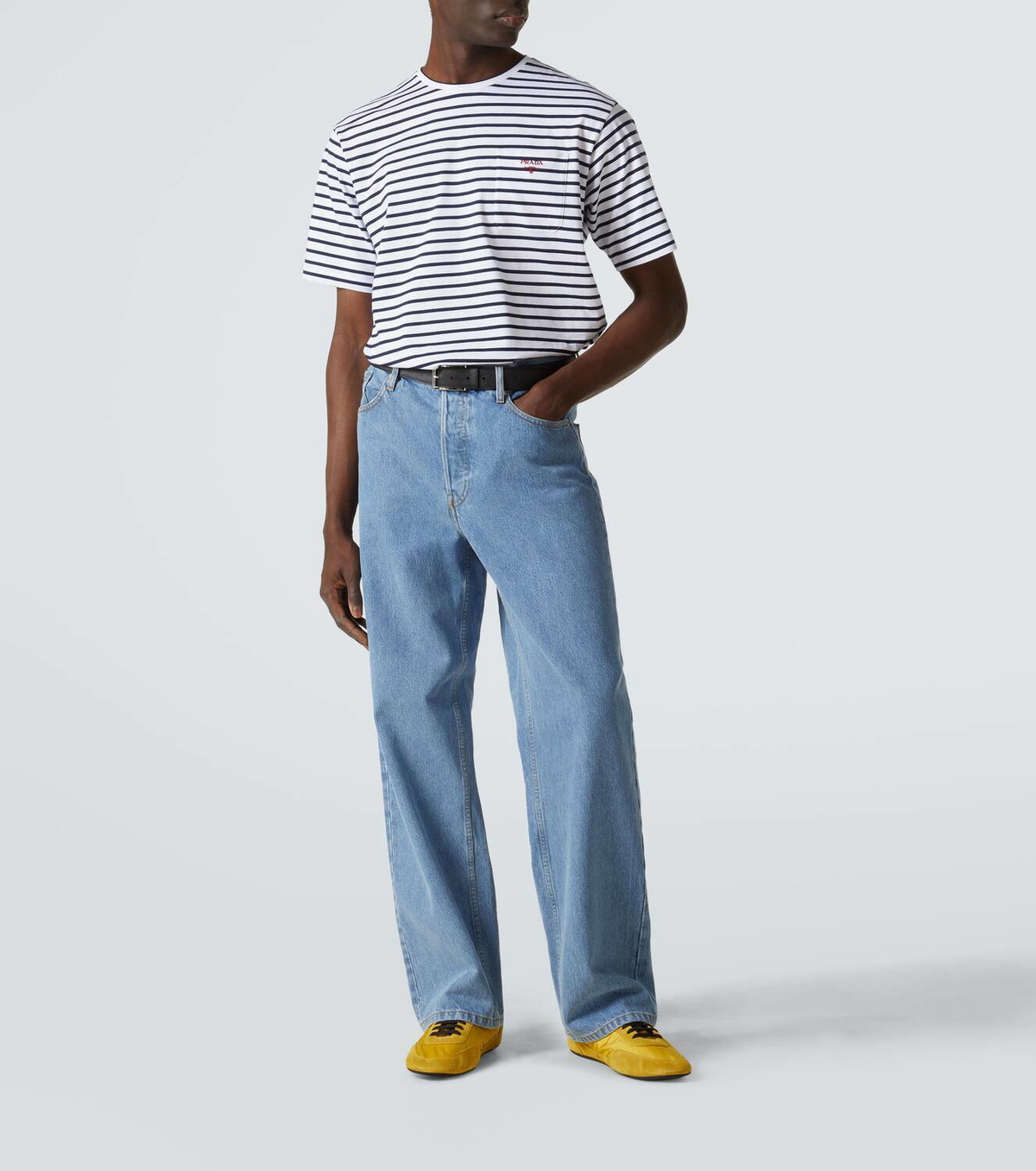 Prada Collapse Re-Nylon suede-trimmed sneakers Prada