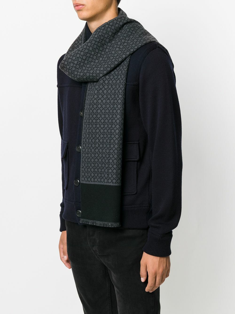 FERRAGAMO - Gancini Wool Scarf Salvatore Ferragamo