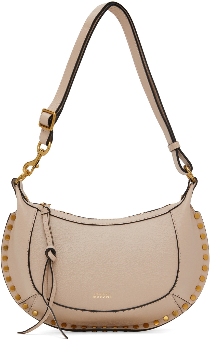 Isabel Marant Taupe Oskan Moon Shoulder Bag Isabel Marant