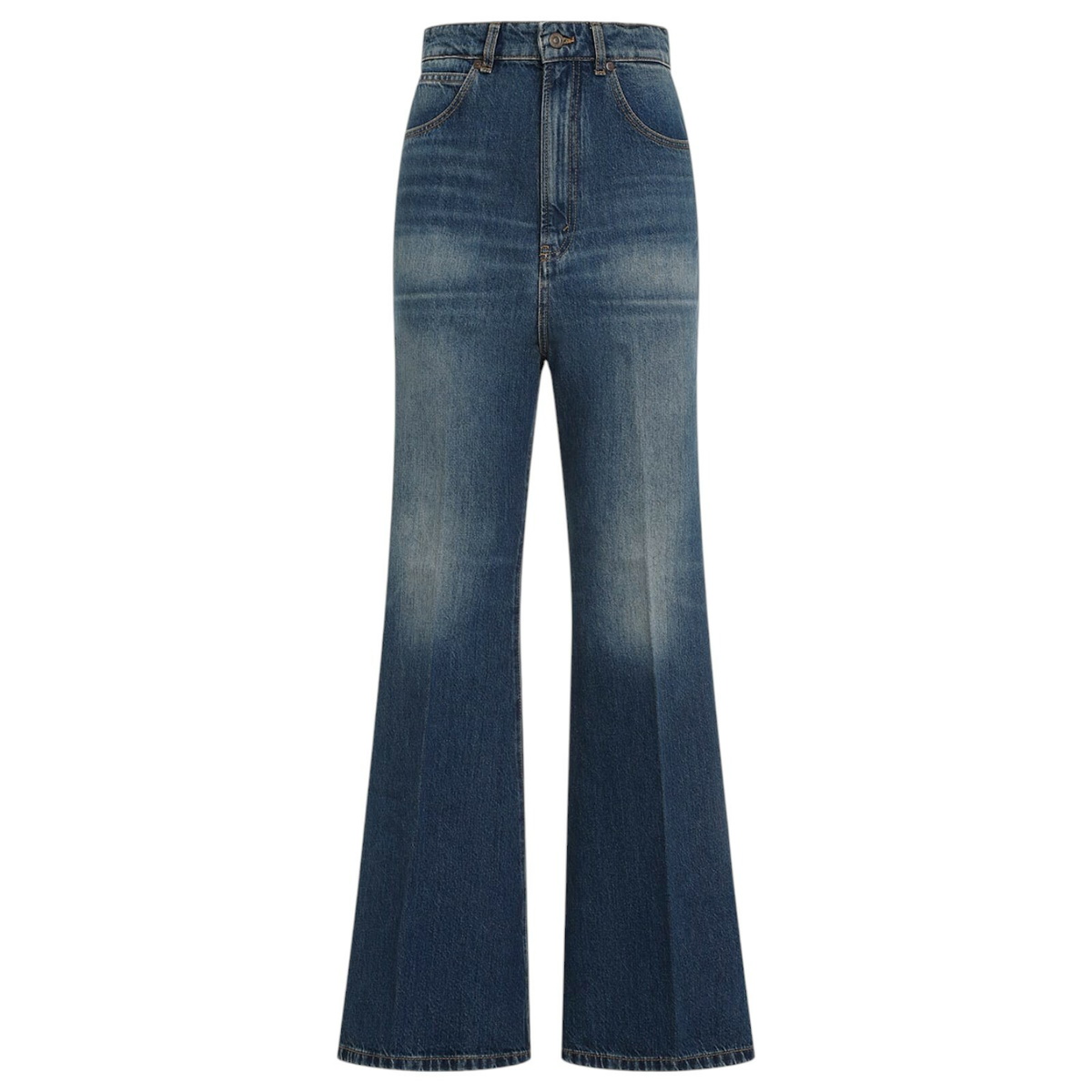 Victoria Beckham Wide Leg Kick Jeans Victoria Beckham