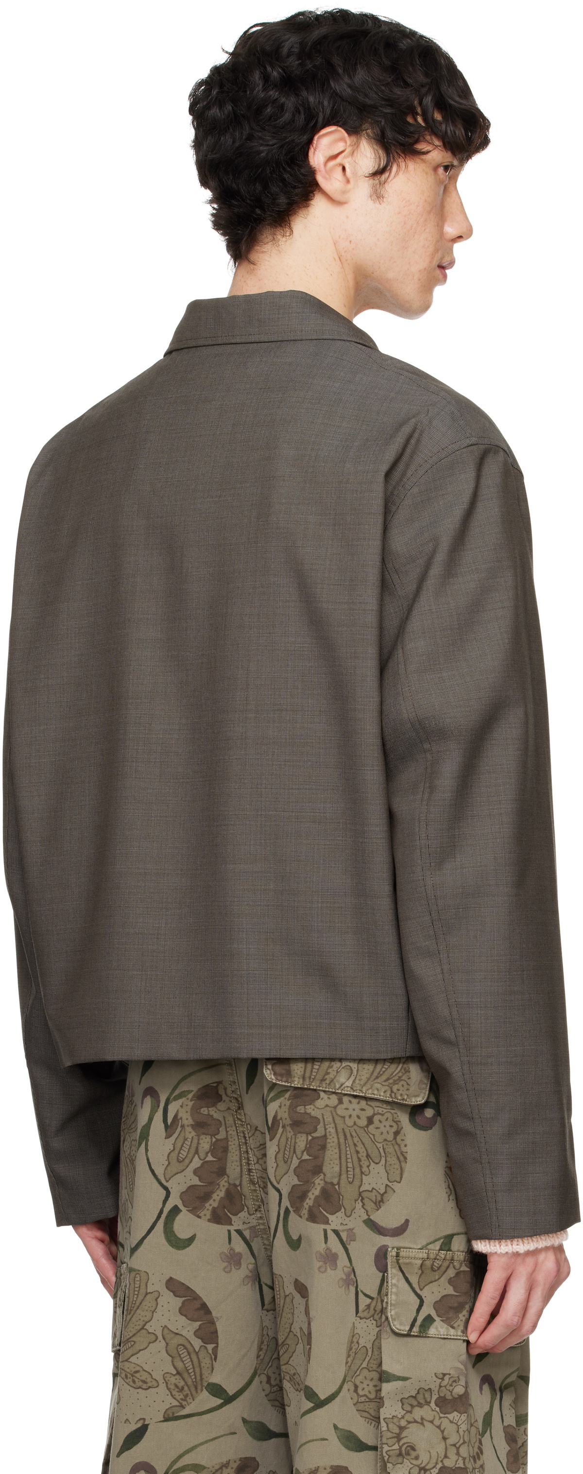 OUR LEGACY Gray Mini Jacket Our Legacy