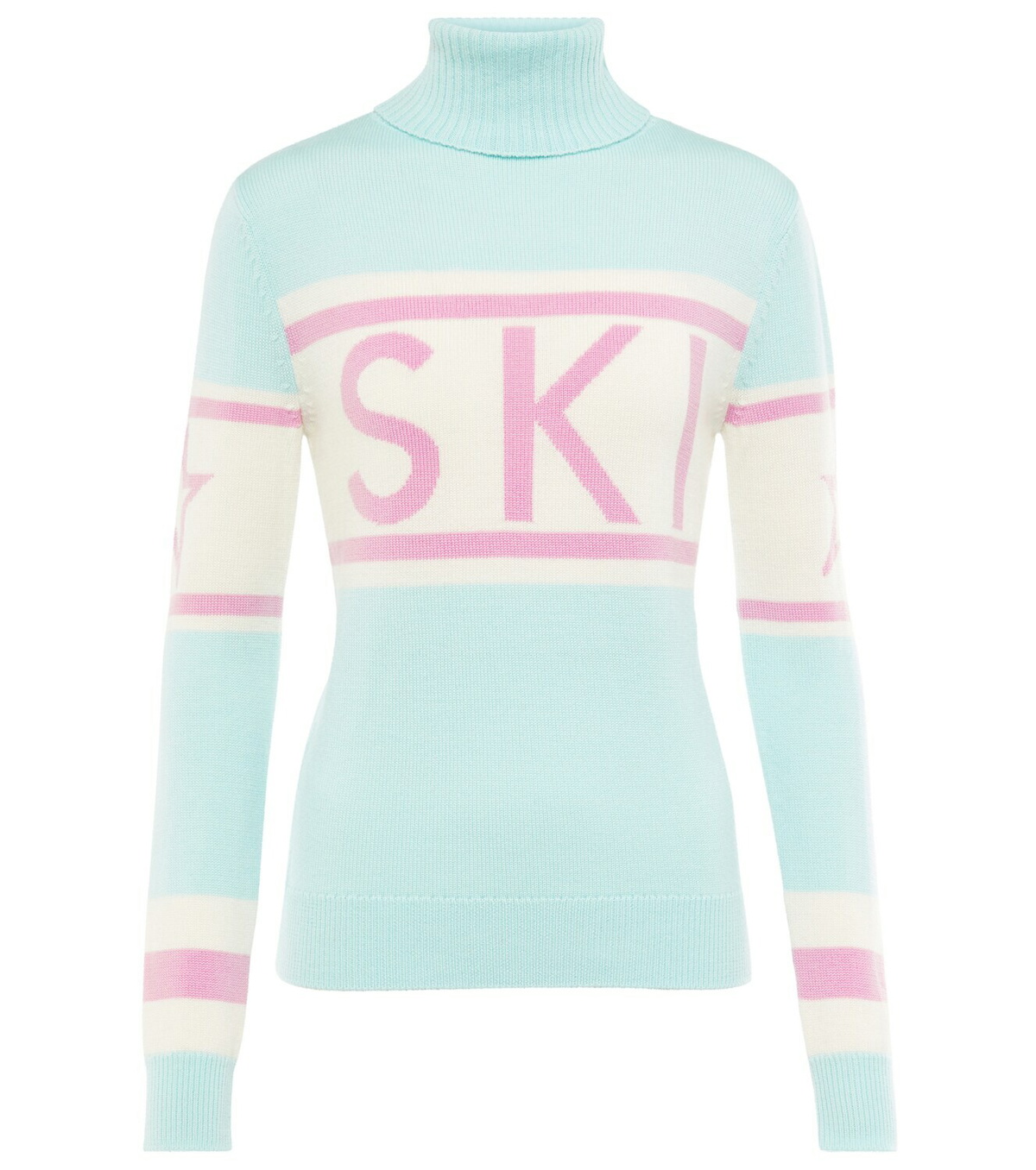 Perfect Moment Schild intarsia merino wool sweater Perfect Moment