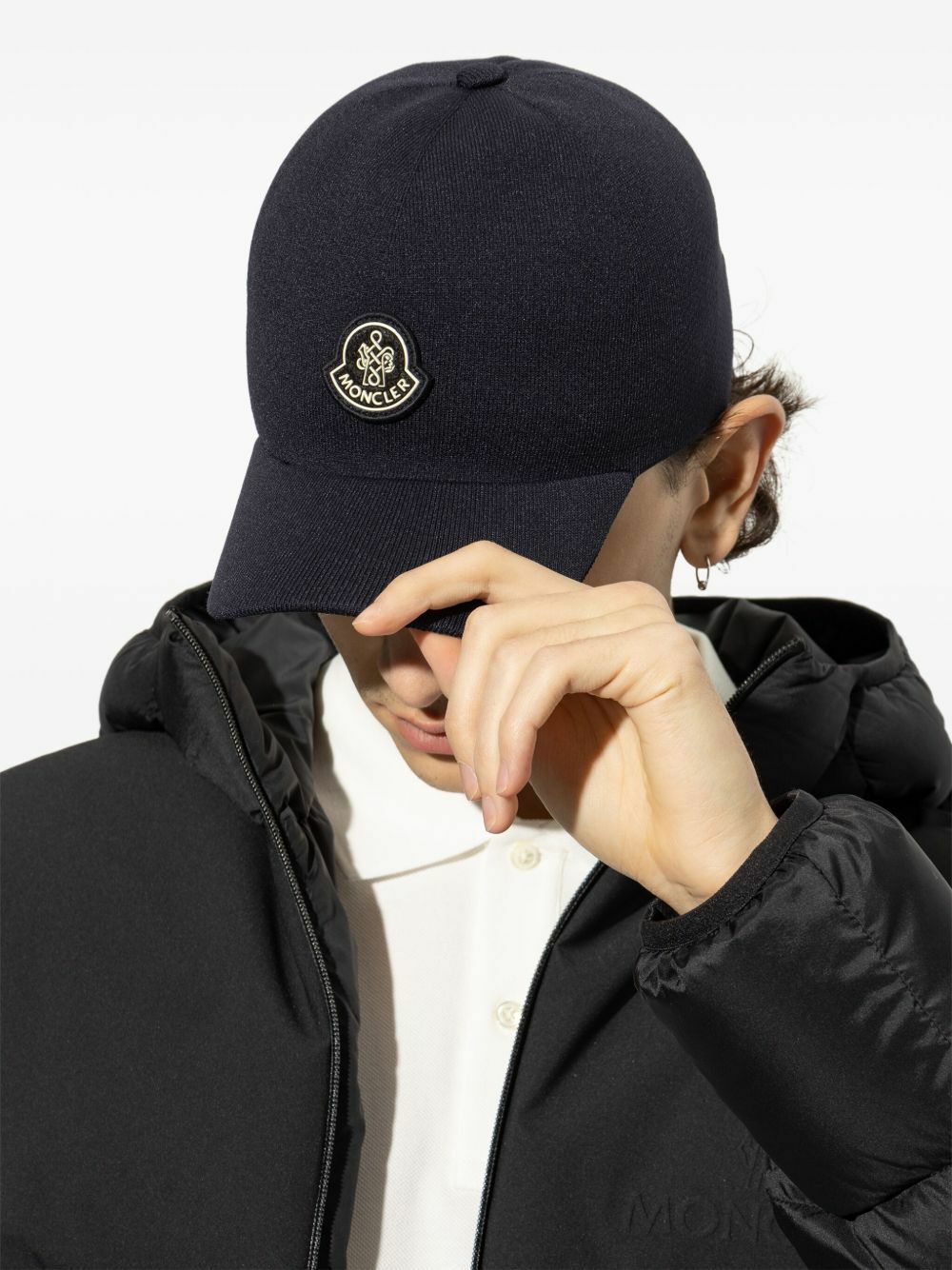 Moncler Logo-Patch Cap Moncler