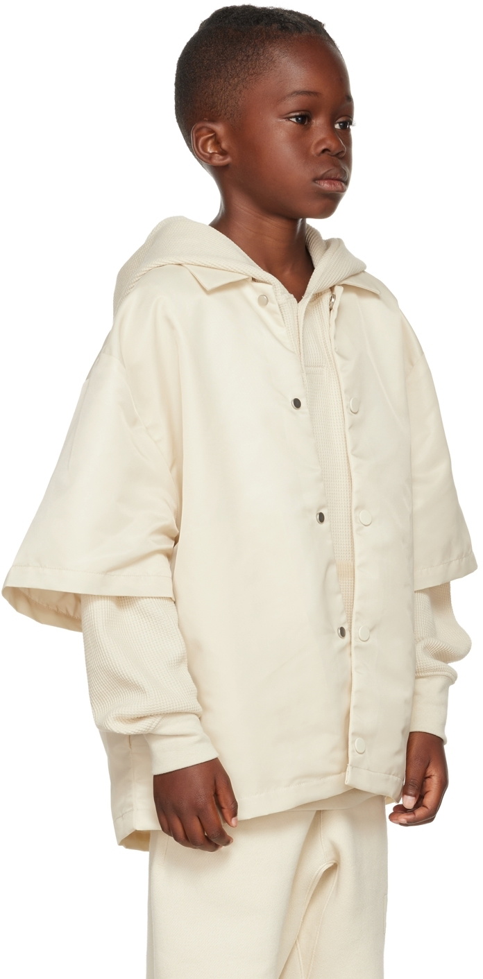 Essentials Kids Off-White Nylon Shirt Essentials