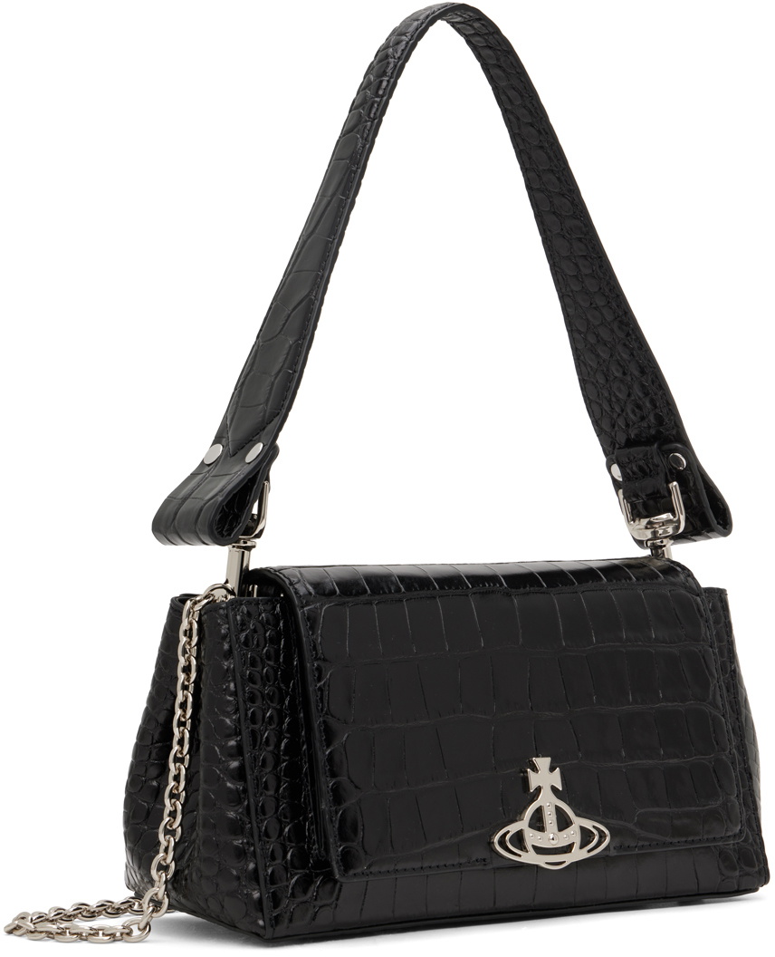 Vivienne Westwood Black Medium Hazel Bag Vivienne Westwood