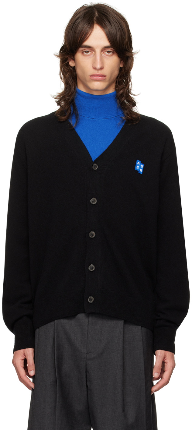 ADER error Black TRS Tag 01 Cardigan ADER error