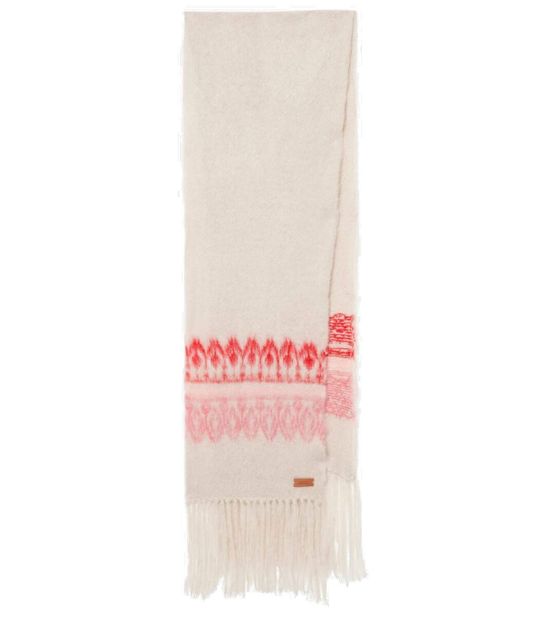 Isabel Marant Dayna wool and mohair-blend scarf Isabel Marant