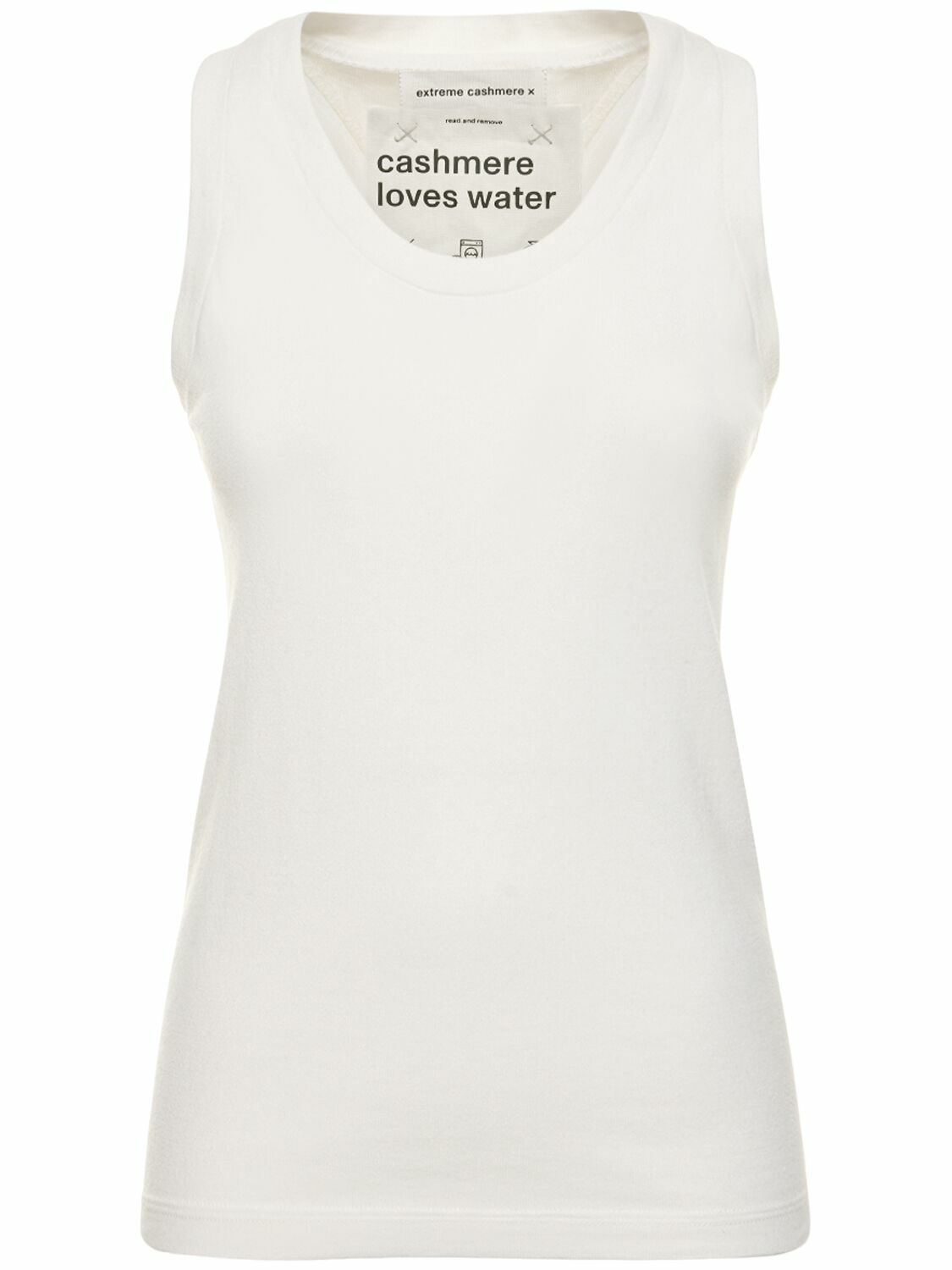 EXTREME CASHMERE - Cotton & Cashmere Tank Top extreme cashmere