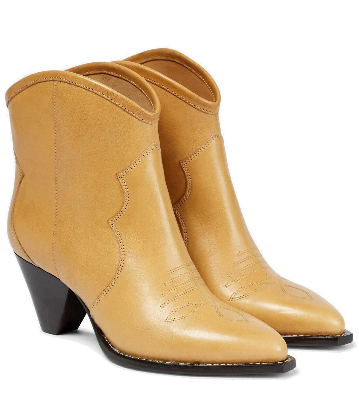 Isabel Marant - Darizo leather cowboy boots Isabel Marant