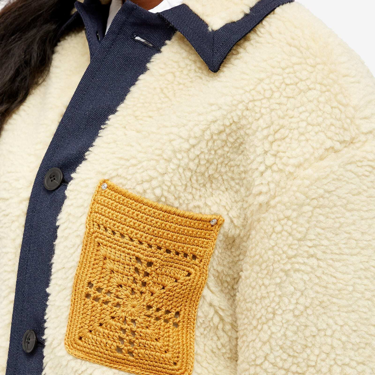 TOGA Women's Boa Shirt in White Toga Pulla