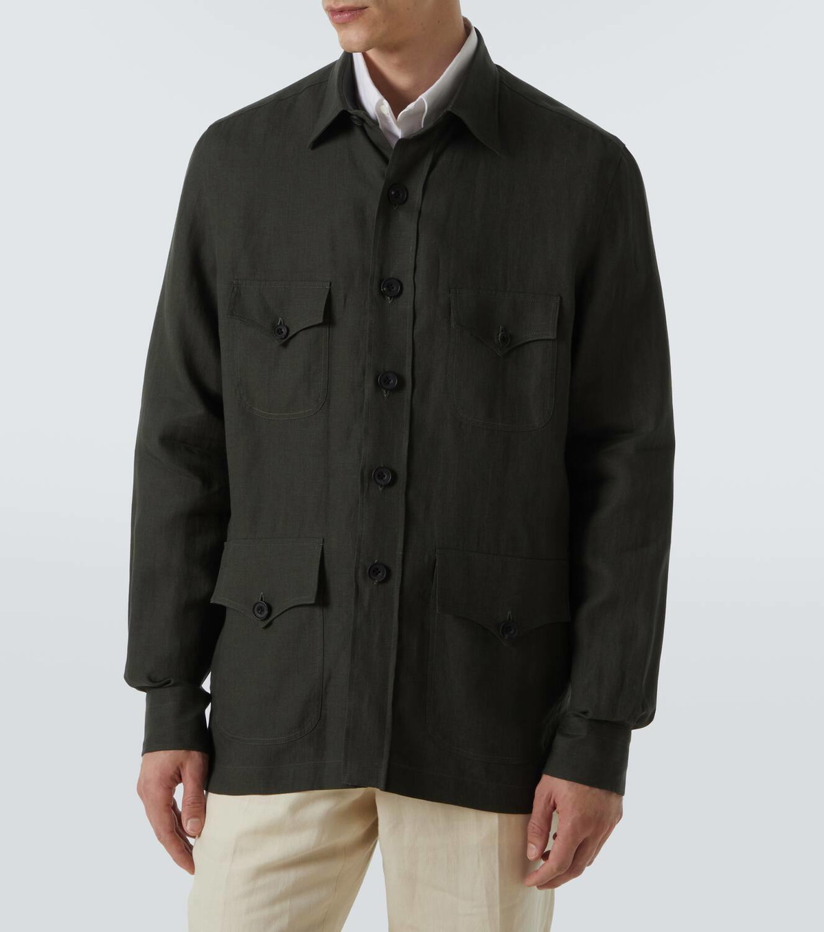 Rubinacci Safari linen jacket Rubinacci