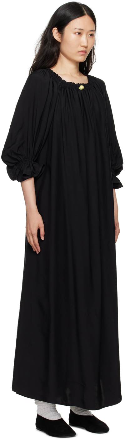 Sleeper Black Zephir Maxi Dress Sleeper