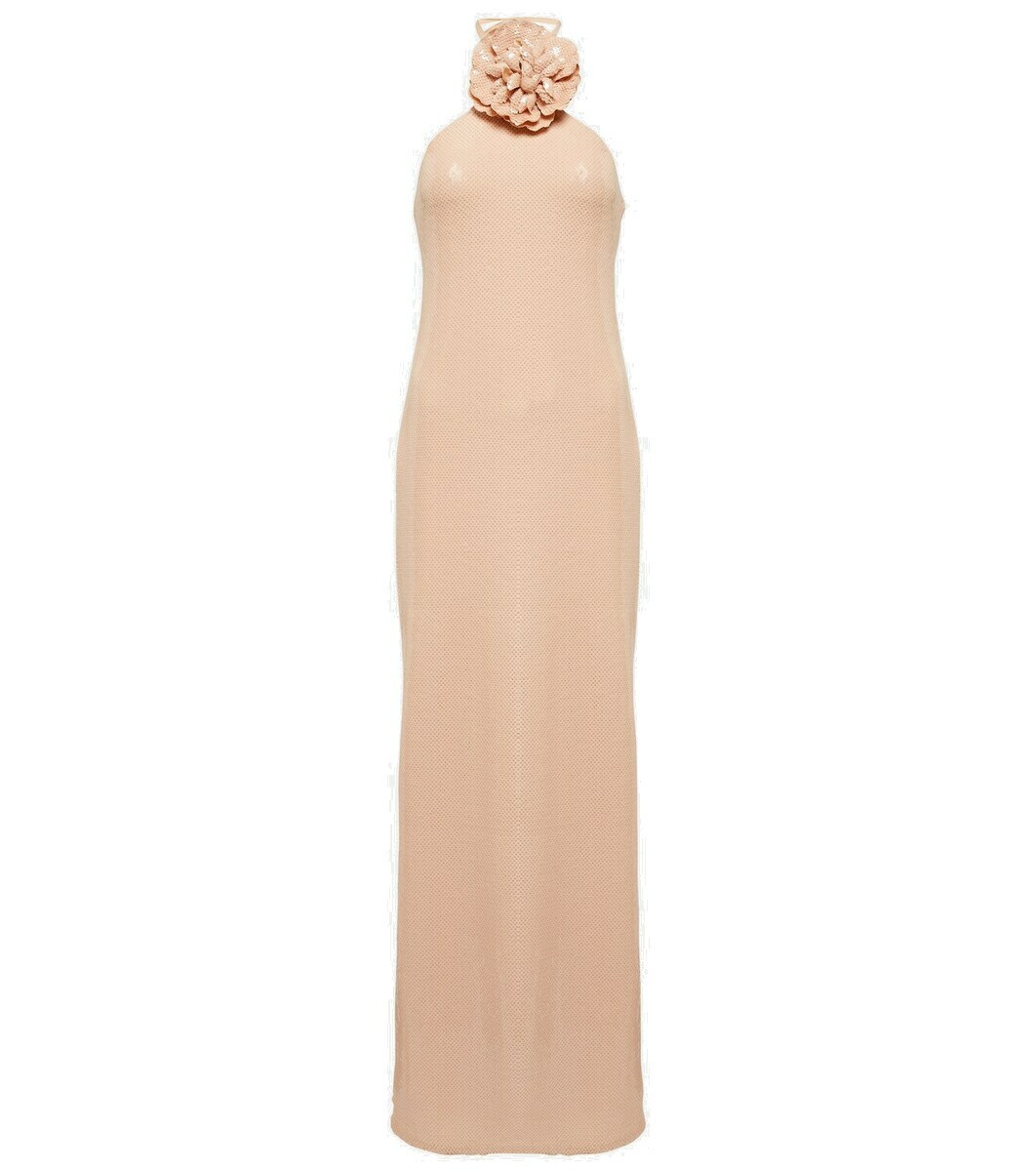 Rodarte Rosette sequined gown Rodarte