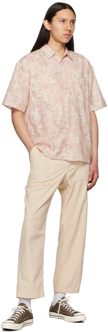 YMC Pink Mitchum Shirt YMC