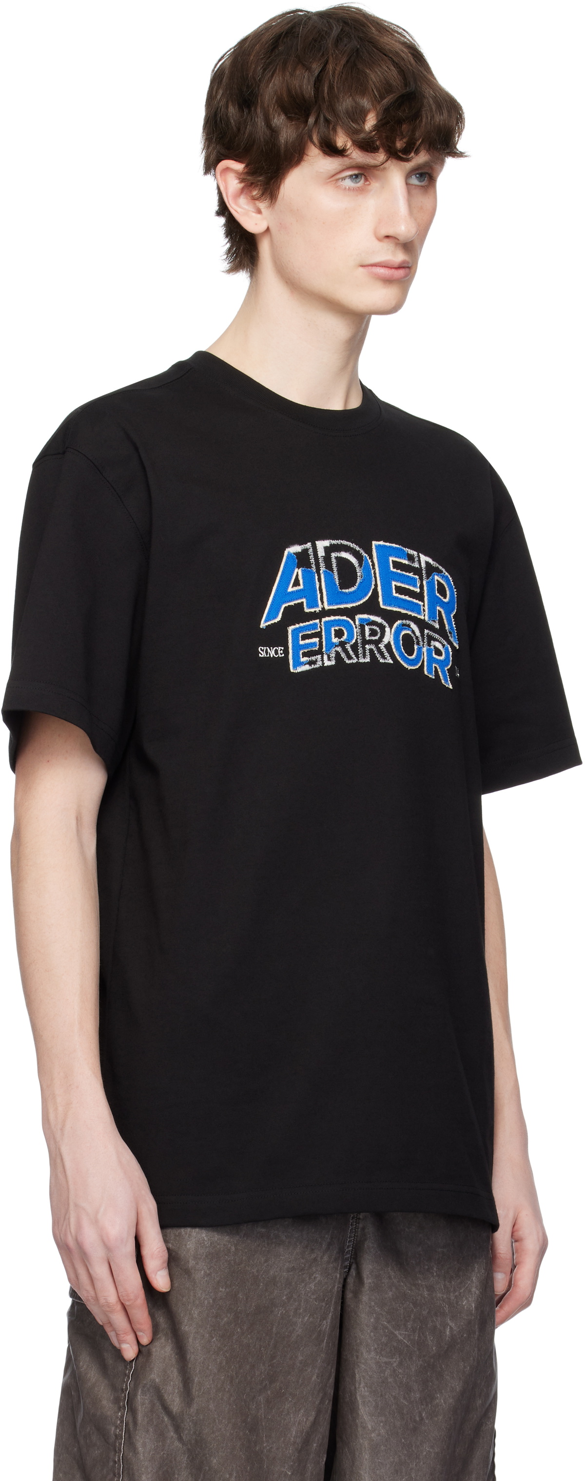 ADER error Black Edca Product. 52 T-shirt ADER error
