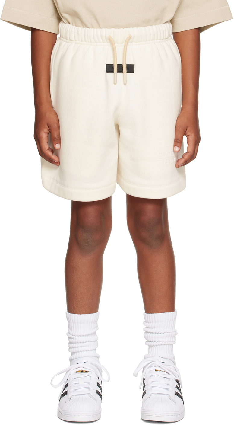 Fear of God ESSENTIALS Kids Off-White Drawstring Shorts Fear Of God Essentials