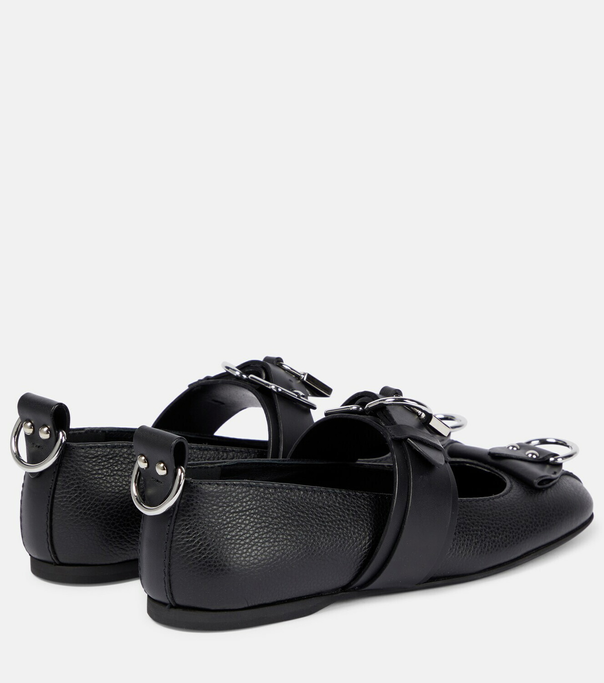 JW Anderson Lock leather ballet flats JW Anderson