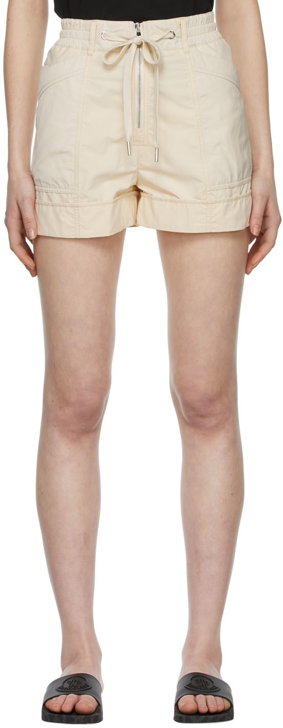 Moncler Off-White Polyester Shorts Moncler