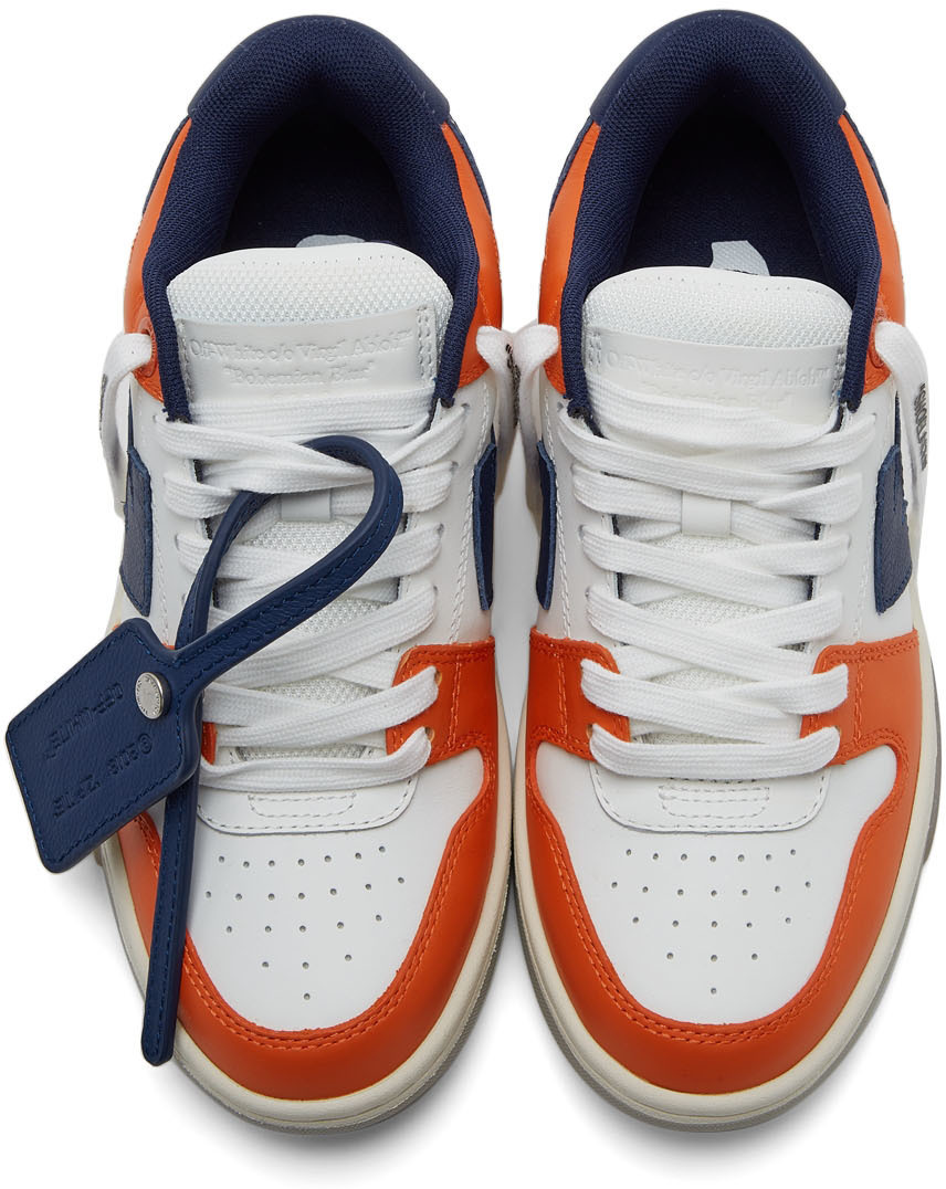 Off-White White & Orange Out Of Office Sneakers Off-White