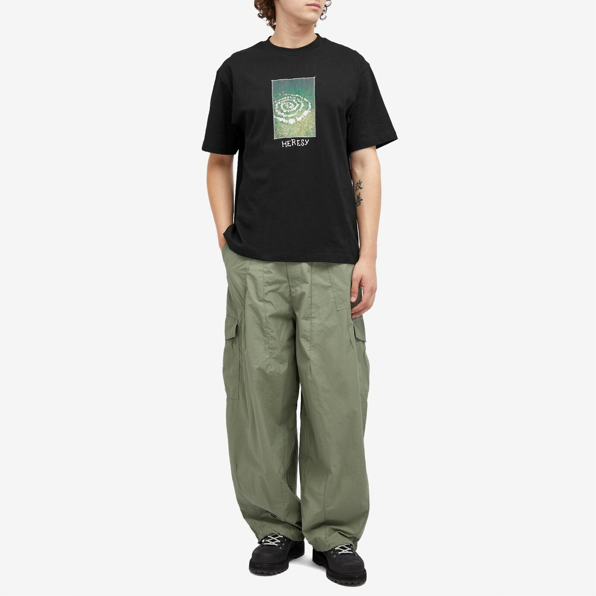 Heresy Men's Spiral T-Shirt in Black Heresy