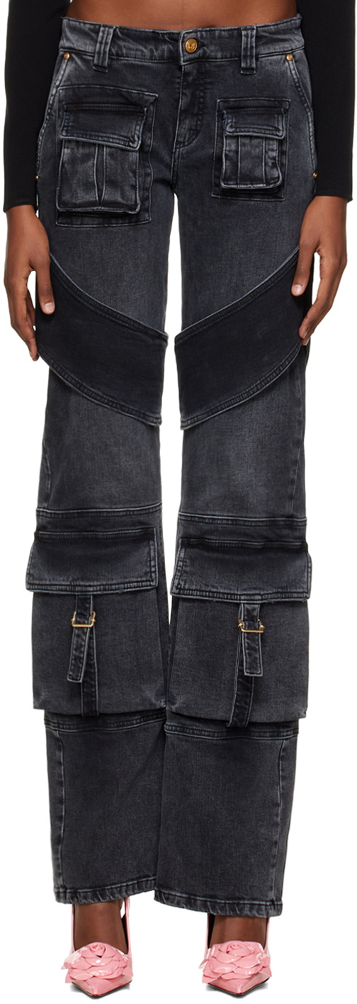 Blumarine Black Loop Jeans Blumarine