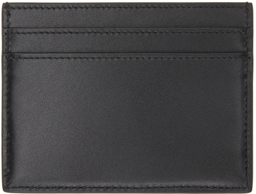 Saint Laurent Black Stud Card Holder Saint Laurent