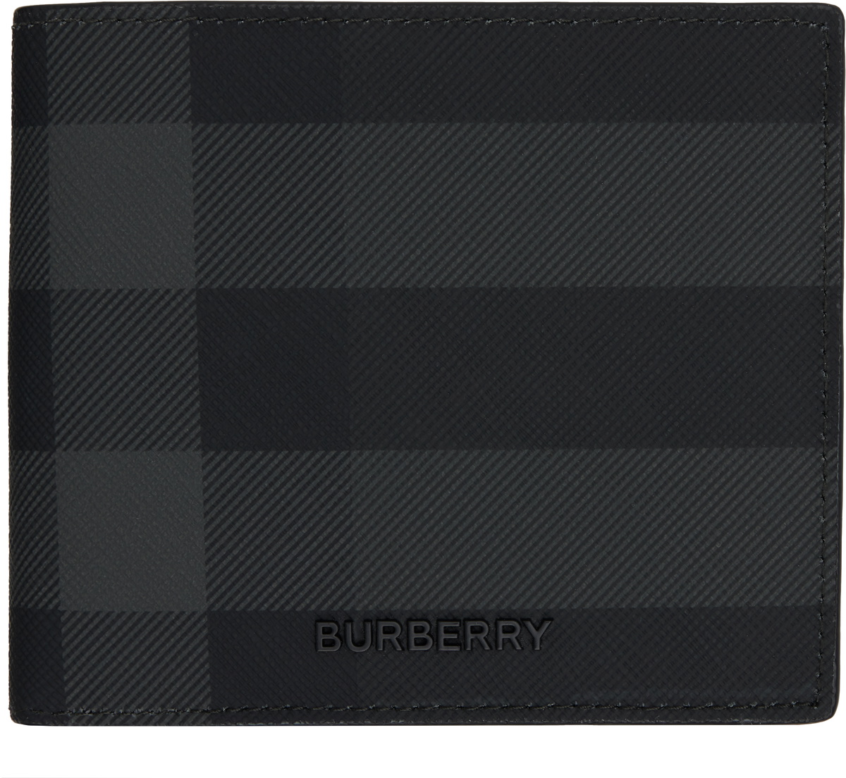 Burberry Black MS Regular Coin Bill Wallet Burberry