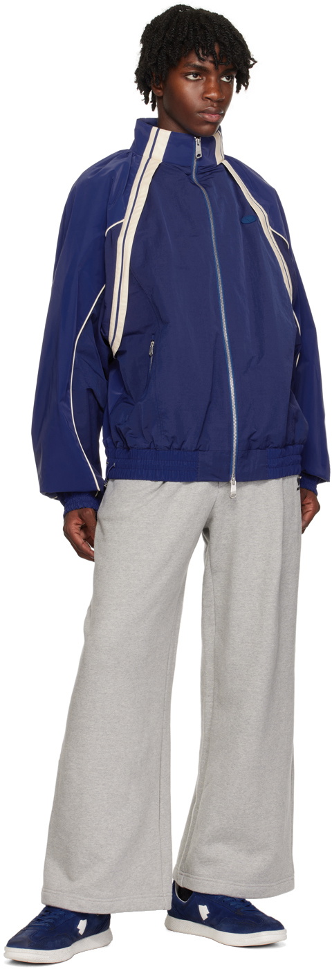 ADER error Blue Striped Track Jacket ADER error