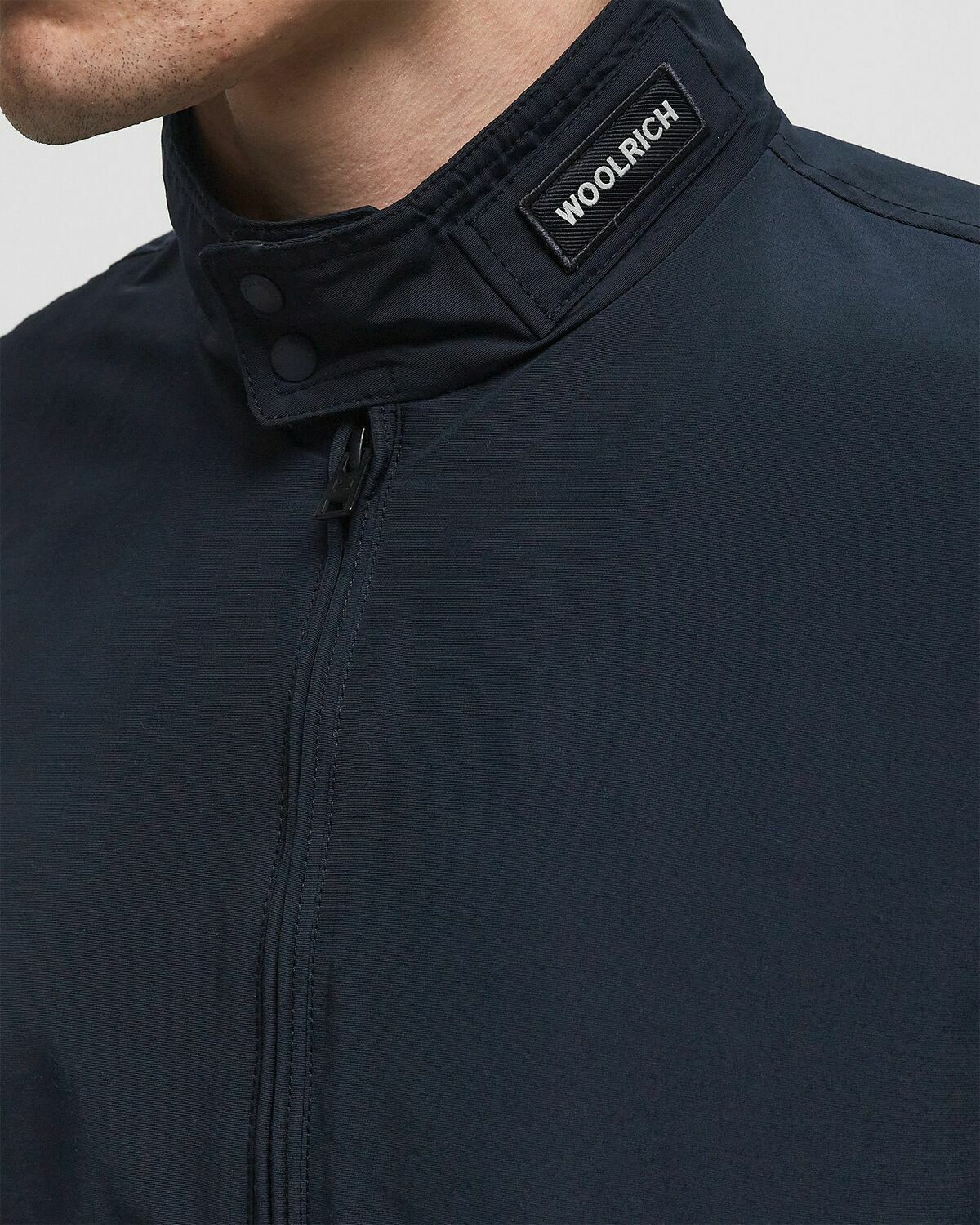 WOOLRICH CRUISER BOMBER Blue Mens Bomber Jacket Woolrich