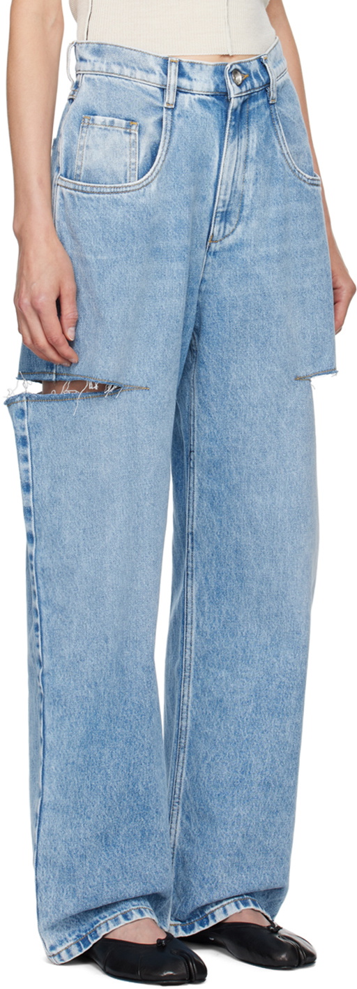 Maison Margiela Blue Slash Jeans Maison Margiela